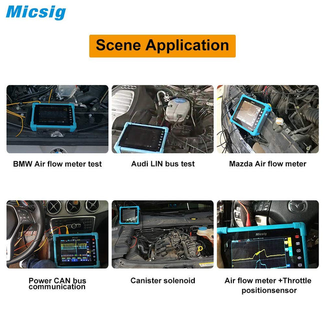 Micsig SATO1004 Digital Automotive Tablet Oscilloscope upgraded versio ...