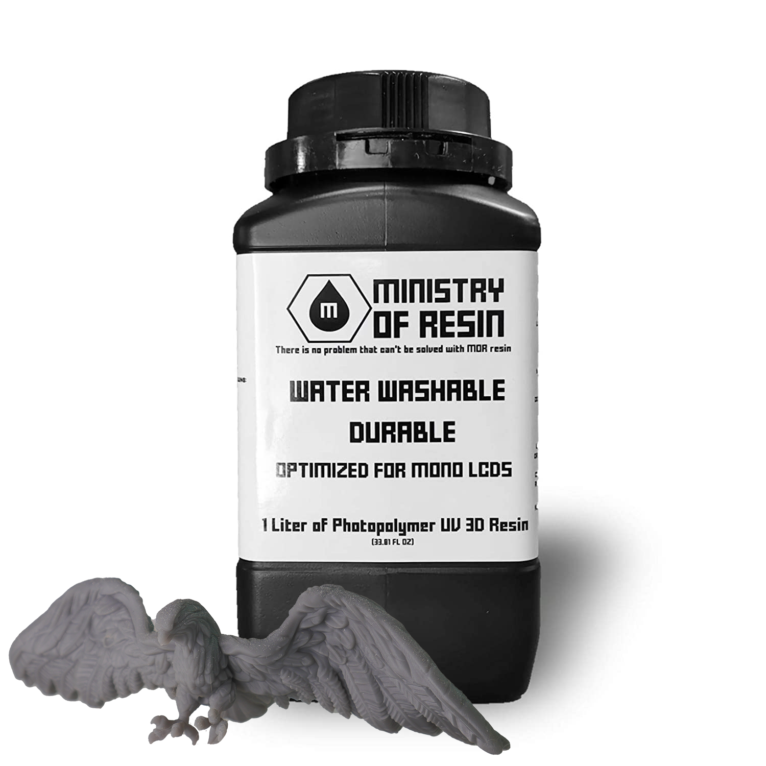 Water Washable Durable Resin, 1L, Gray, Red, Blue, and Green ...