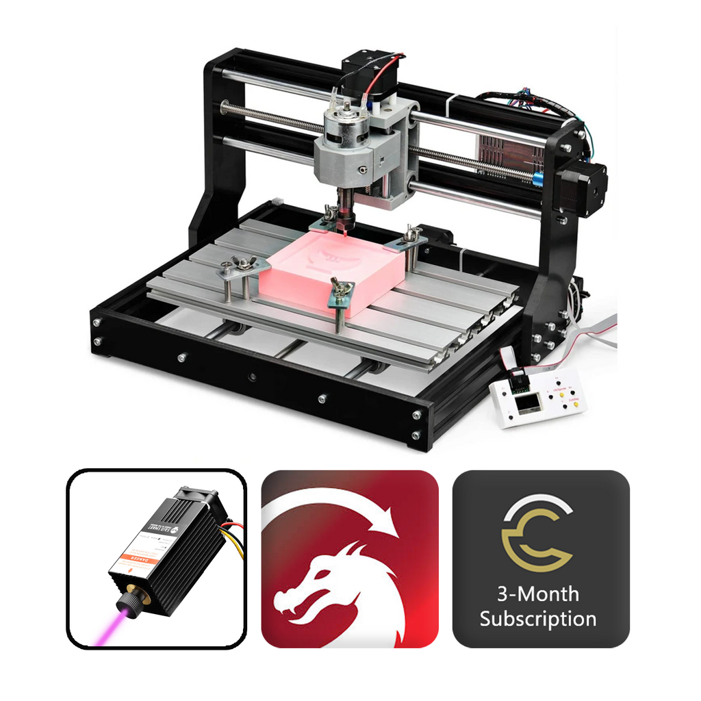 [Discontinued] Genmitsu 3018-PRO CNC & Laser Bundle – SainSmart.com