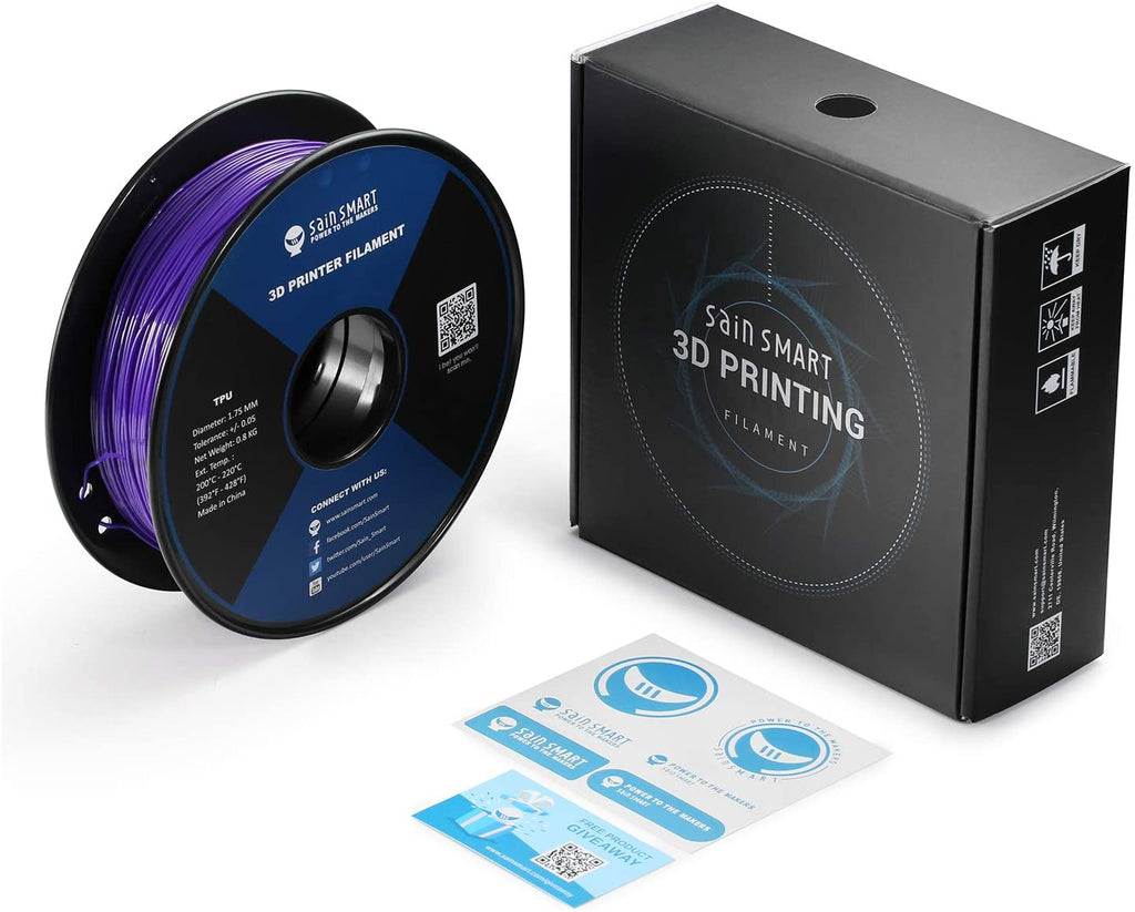 Neon Color TPU Filament Bundle Kit, Cyberpunk Color 1.75mm 0.8kg/1.76l ...