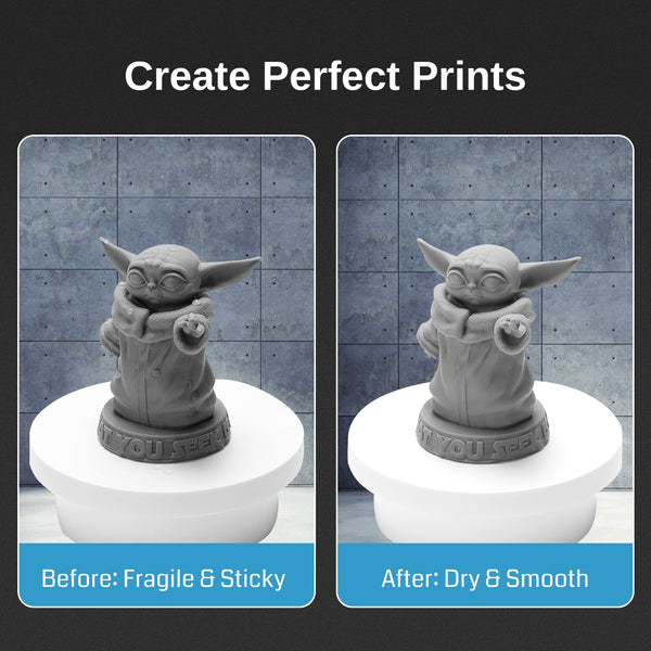 Resin UV Curing Box for LCD SLA 3D Printing, 13.3” Large Size with Tur ...