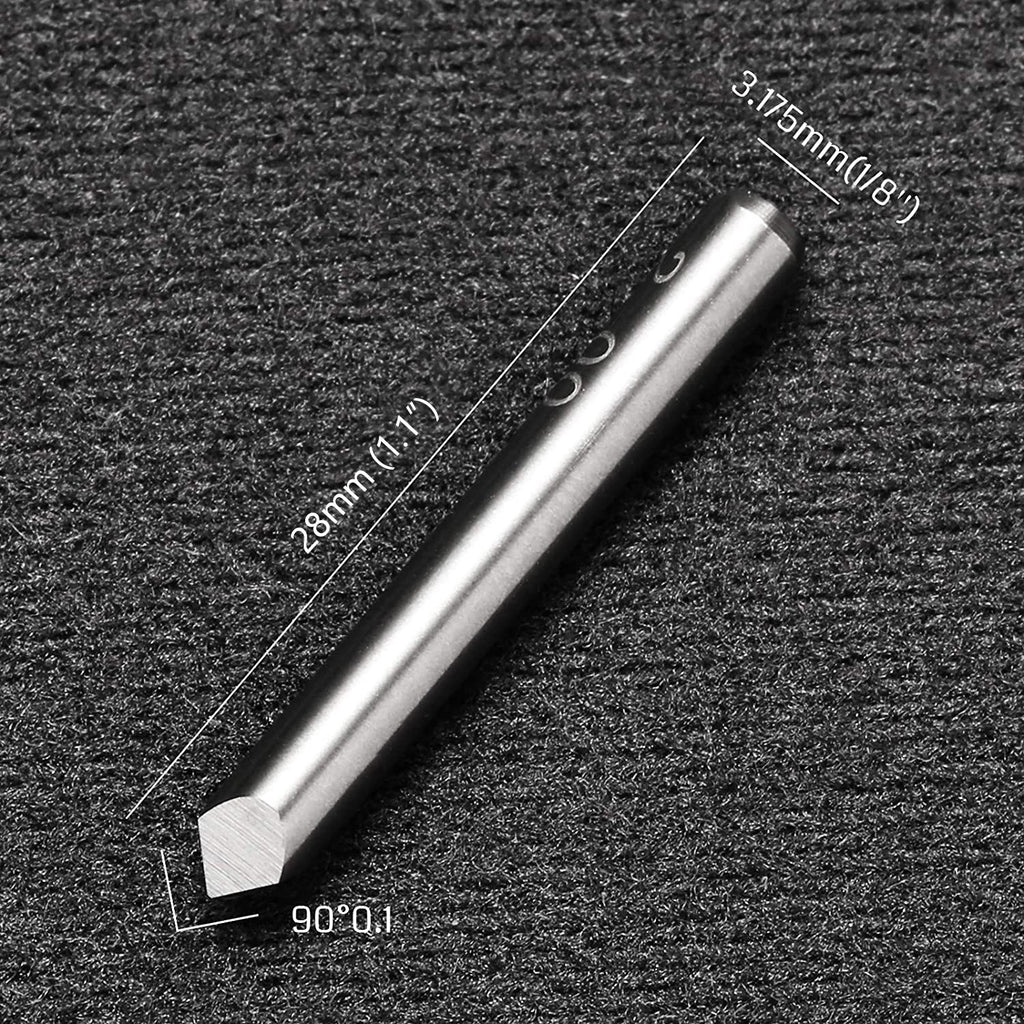 Genmitsu TR10 Series, Triangular V-Bit, 0.1mm, 1/8'' Shank, 10Pcs CNC ...