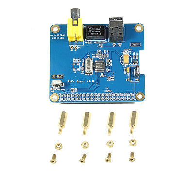 SainSmart HIFI DiGi+ Digital Sound Card I2S SPDIF Optical Fiber + Case ...