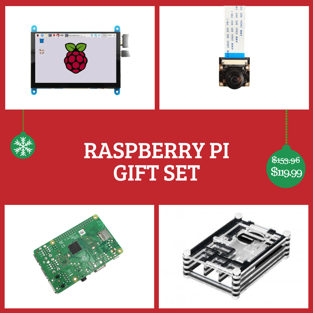 [Discontinued] Raspberry Pi Christmas Gift Set – SainSmart.com